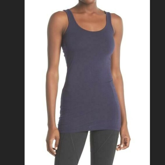 bp | Tops | Bp Nordstrom Double Scoop Tank Top Navy Blue | Poshmark